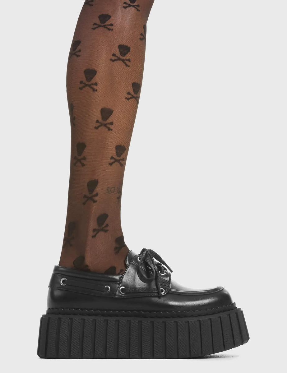 Breaking News Chunky Platform Creeper Shoes – LAMODA US
