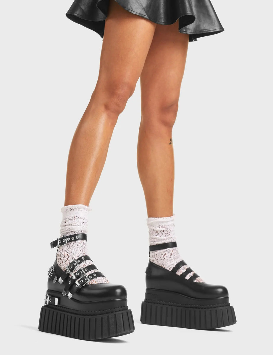 Daydreaming Chunky Platform Creeper Shoes – LAMODA US