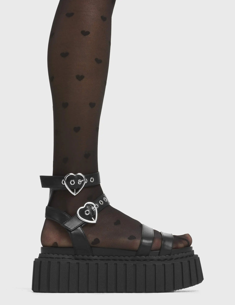 Walkin' On Sunshine Chunky Platform Creeper Sandals – LAMODA US
