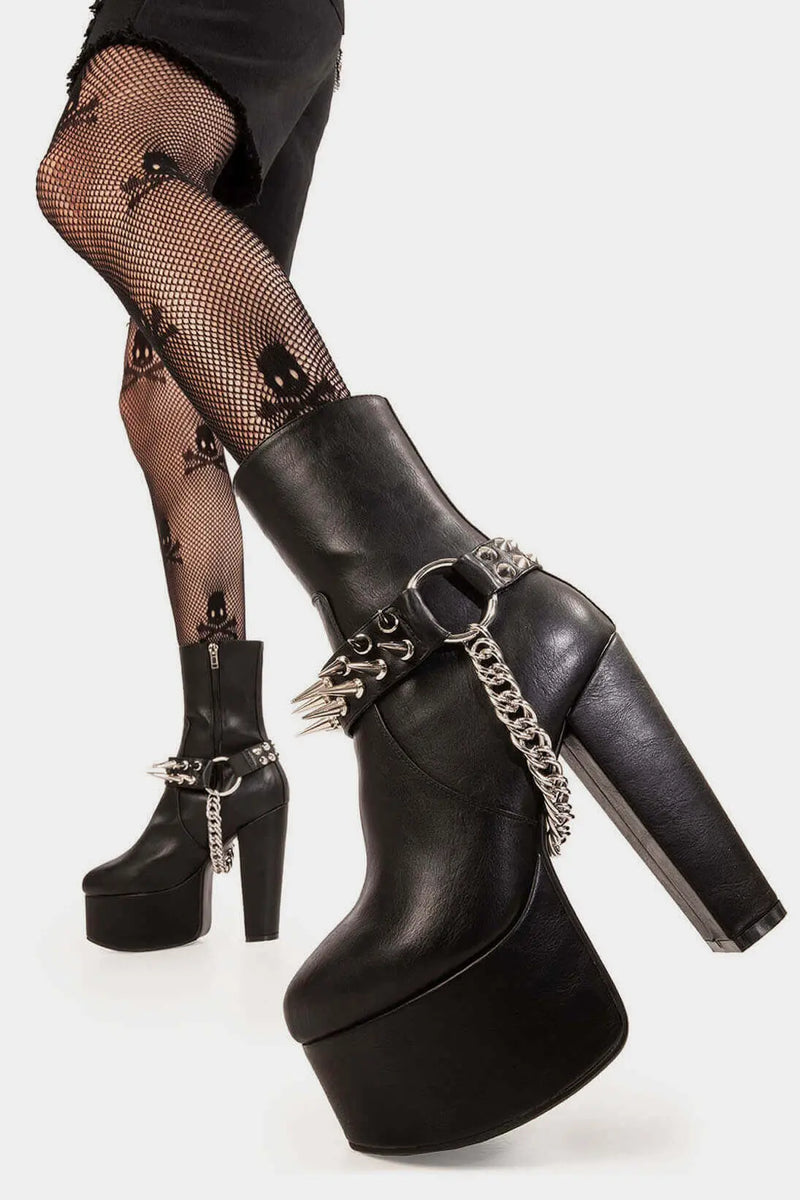 Flashbacks Platform Ankle Boots – LAMODA US