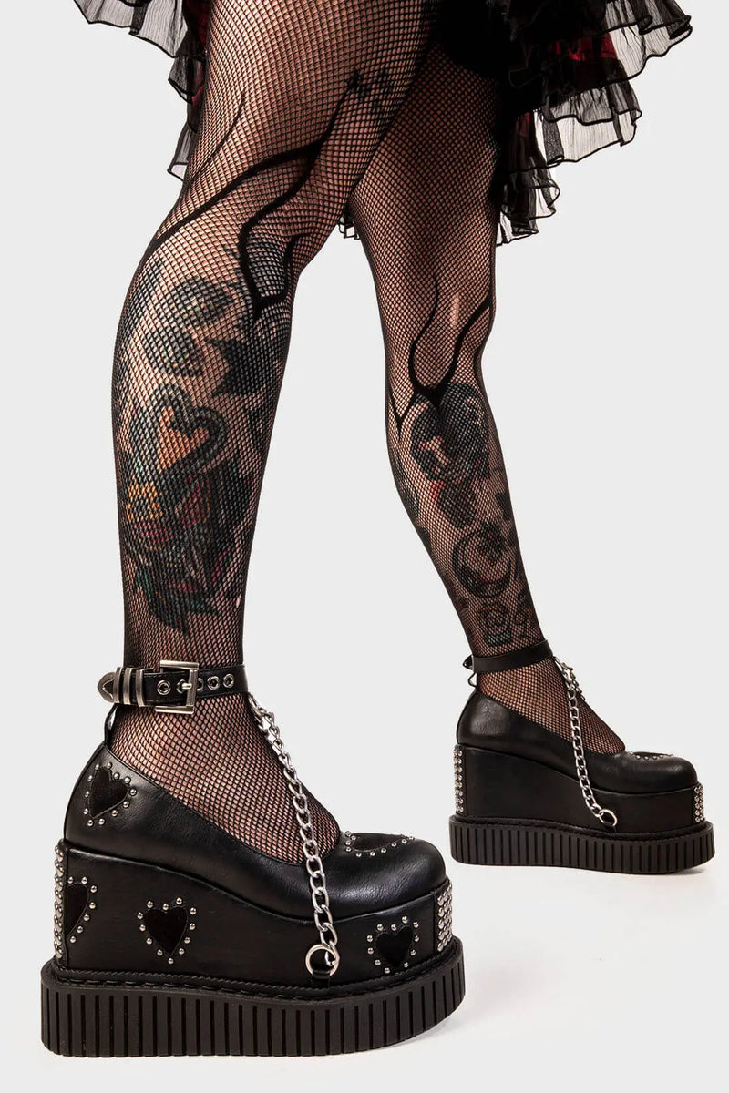 Majesty Chunky Platform Creeper Shoes – LAMODA US