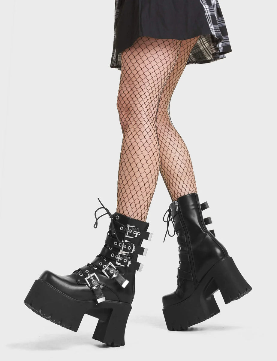 Me Likey Chunky Platform Ankle Boots – LAMODA US